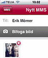 Vi provar mms med Iphone