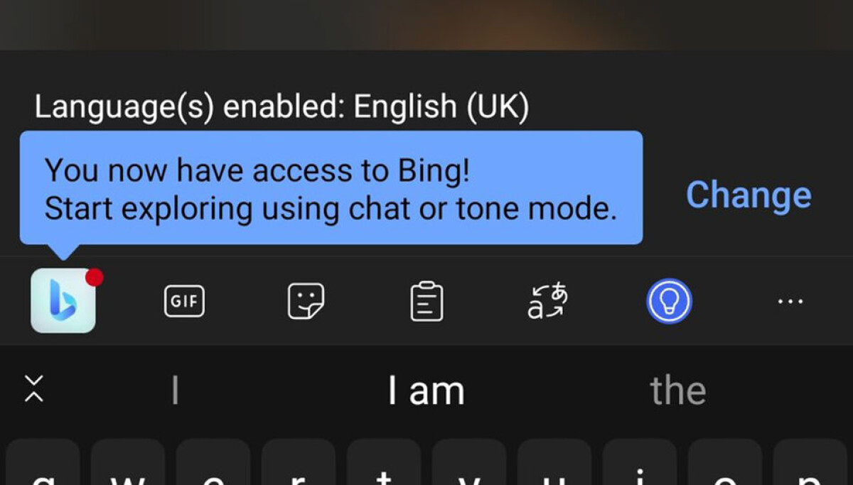 Bings nya AI inbyggd i appen Swiftkey Bings nya AI inbyggd i appen Swiftkey
